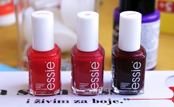 Essie lakovi: Too Too Hot, Exotic Liras i Bordeaux ⋆ Makeup&more ...