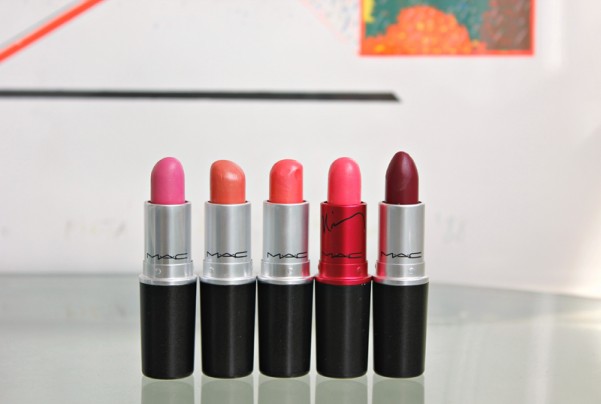 MAC karmini - Pink Nouveau, Ravishing, Costa Chic, Viva Glam Nicki ...