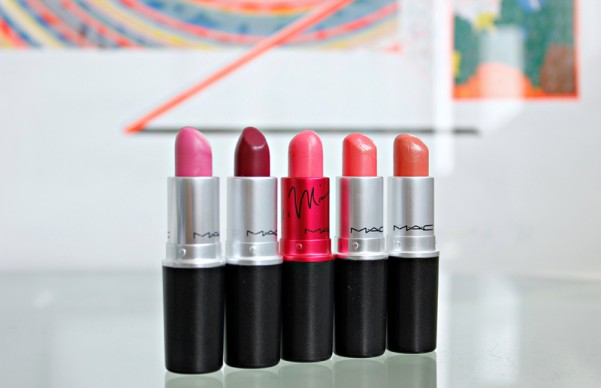 MAC karmini - Pink Nouveau, Ravishing, Costa Chic, Viva Glam Nicki ...